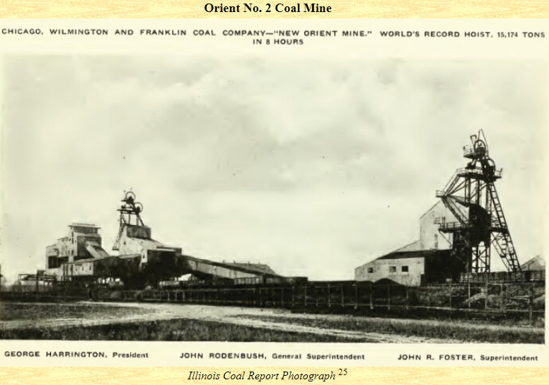 Towns and Nature: Franklin C: West Frankfort, IL: Orient #1 & #2 Mines