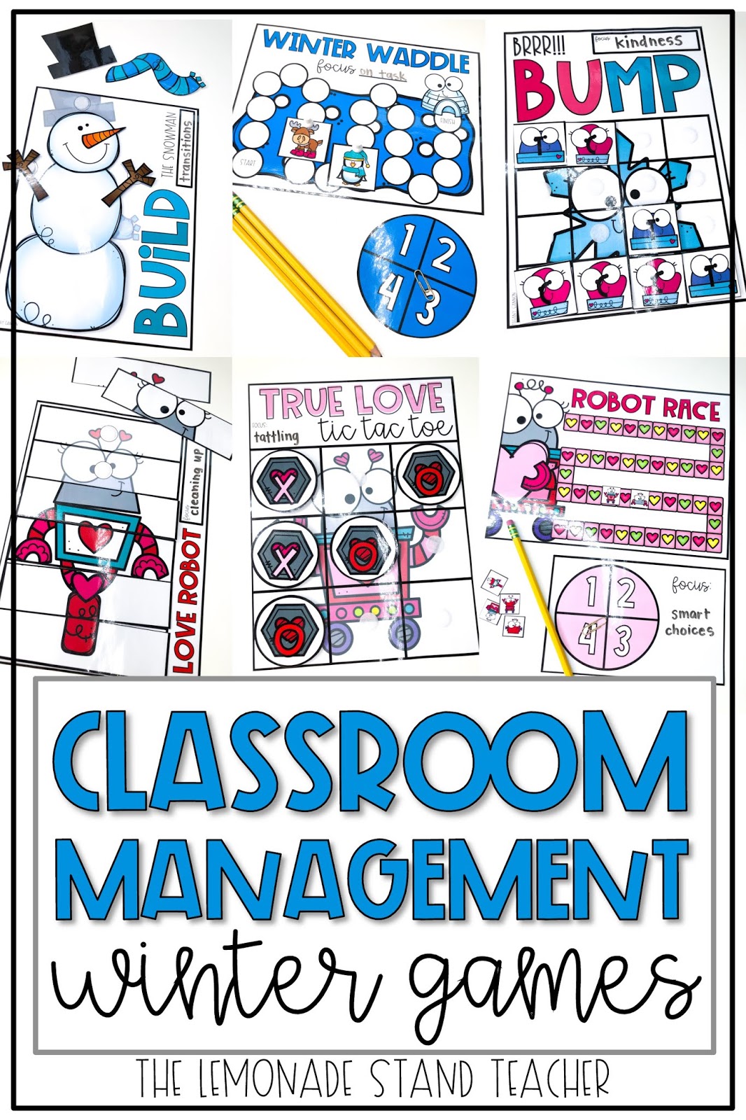 January and February Classroom Management Games | The Lemonade Stand