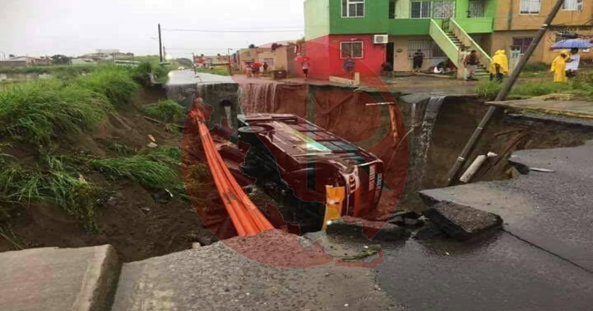 Incrementa el riesgo de colapso en viviendas en Veracruz.