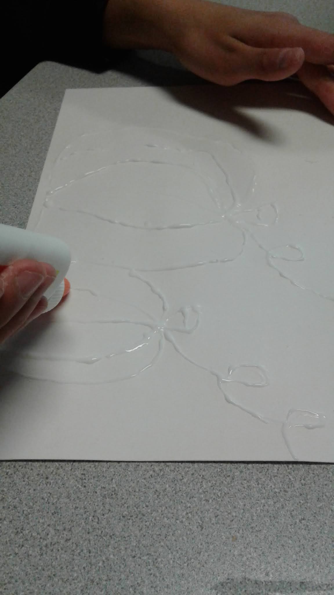 a faithful attempt: Glue Line Watercolour Pumpkins