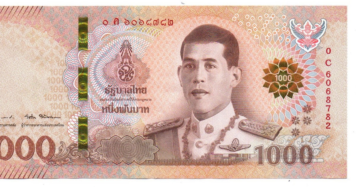 Currency of Thailand: Currency of Thailand: 1000 baht bank note