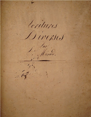 BIBLIOTYPES: Ménard, E: Cahier d'écriture