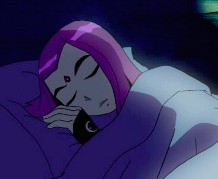 RAVEN OF THE TEEN TITANS: Sleeping