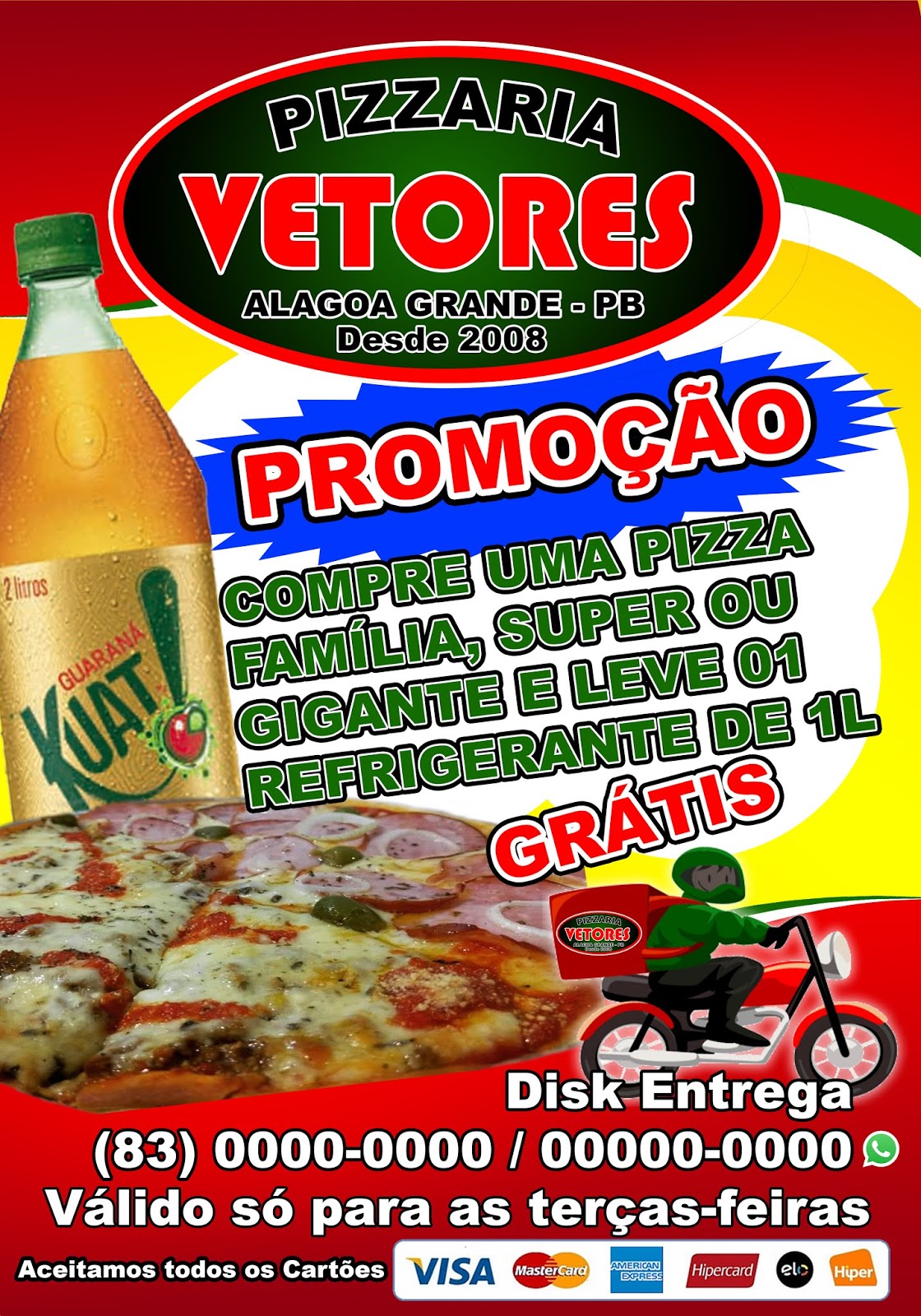 Modelo de Cartaz Promocional - Vetores Download