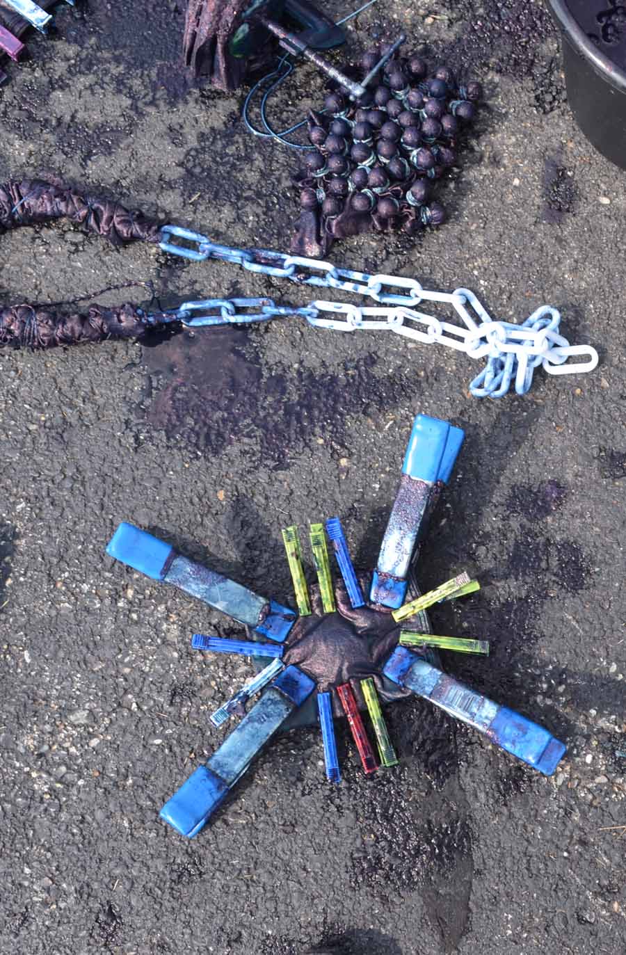 sew sew art: D-Day (dyeing)