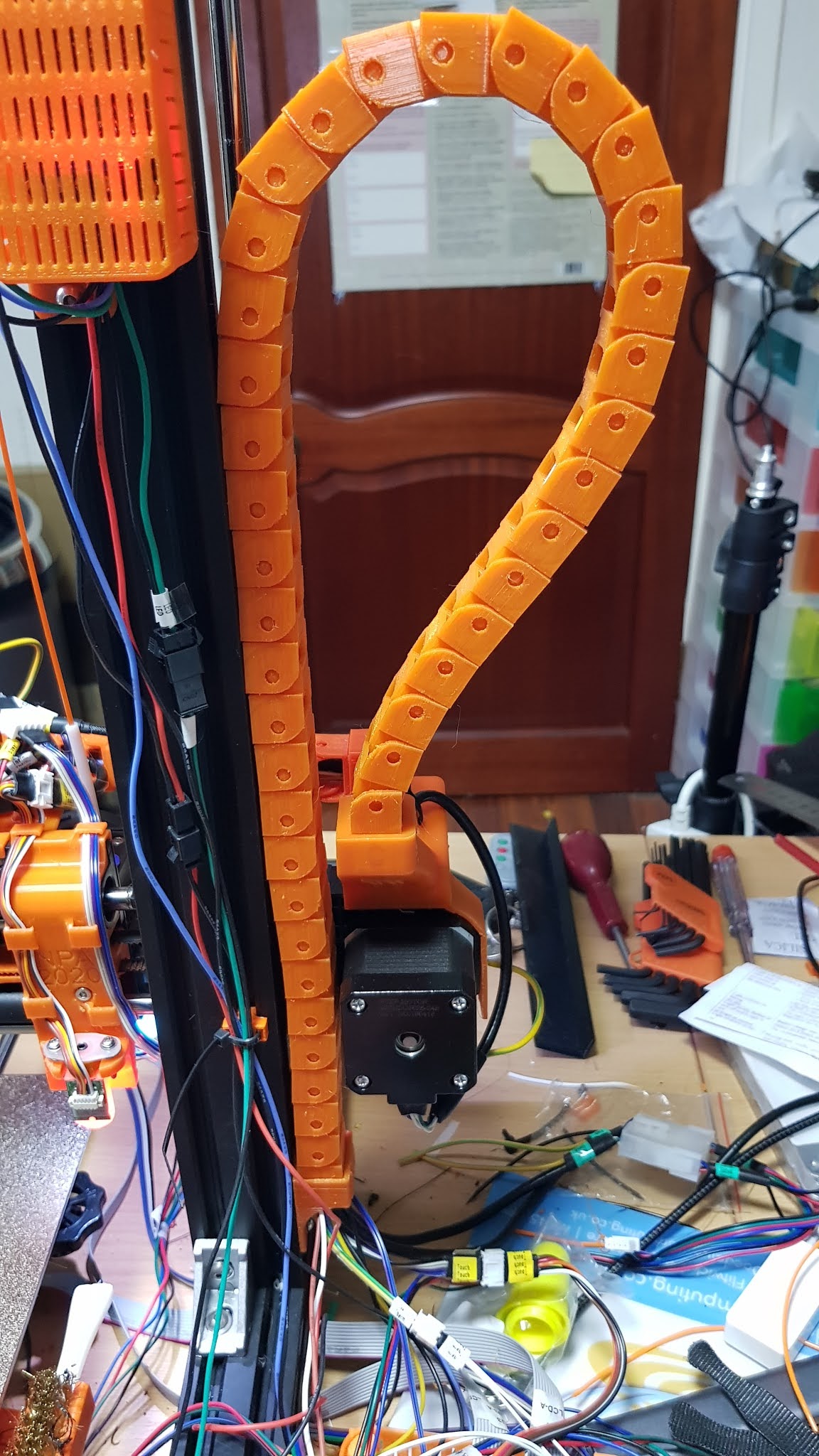 Enhancements - X and Z axis cable chains
