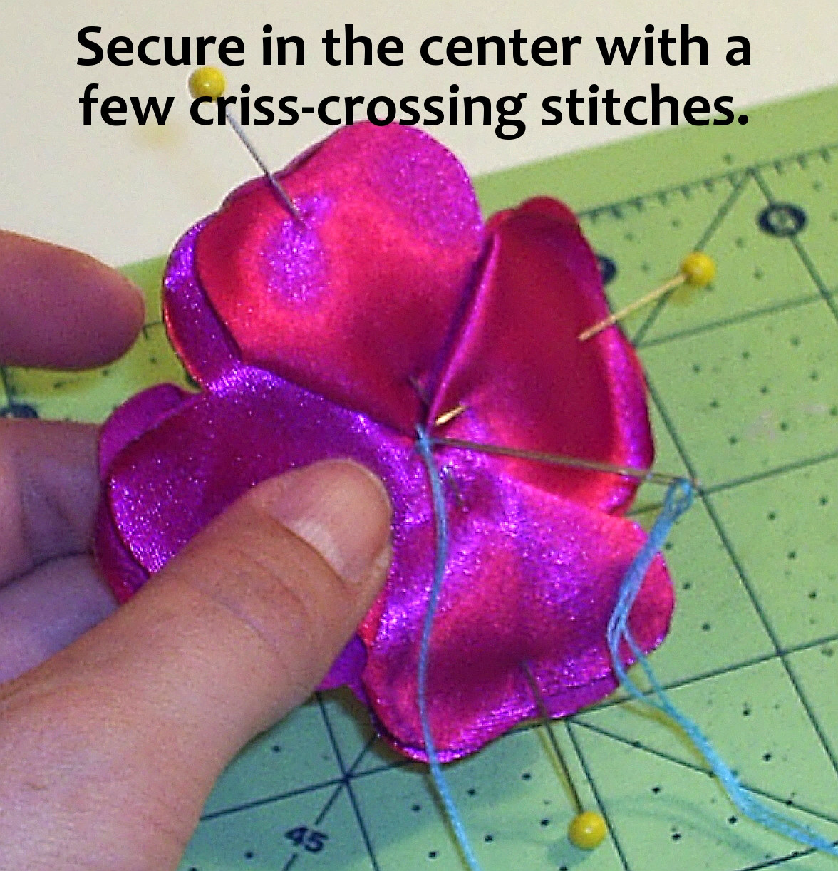 Crafts By Jennifer: Tutorial: Satin Flower