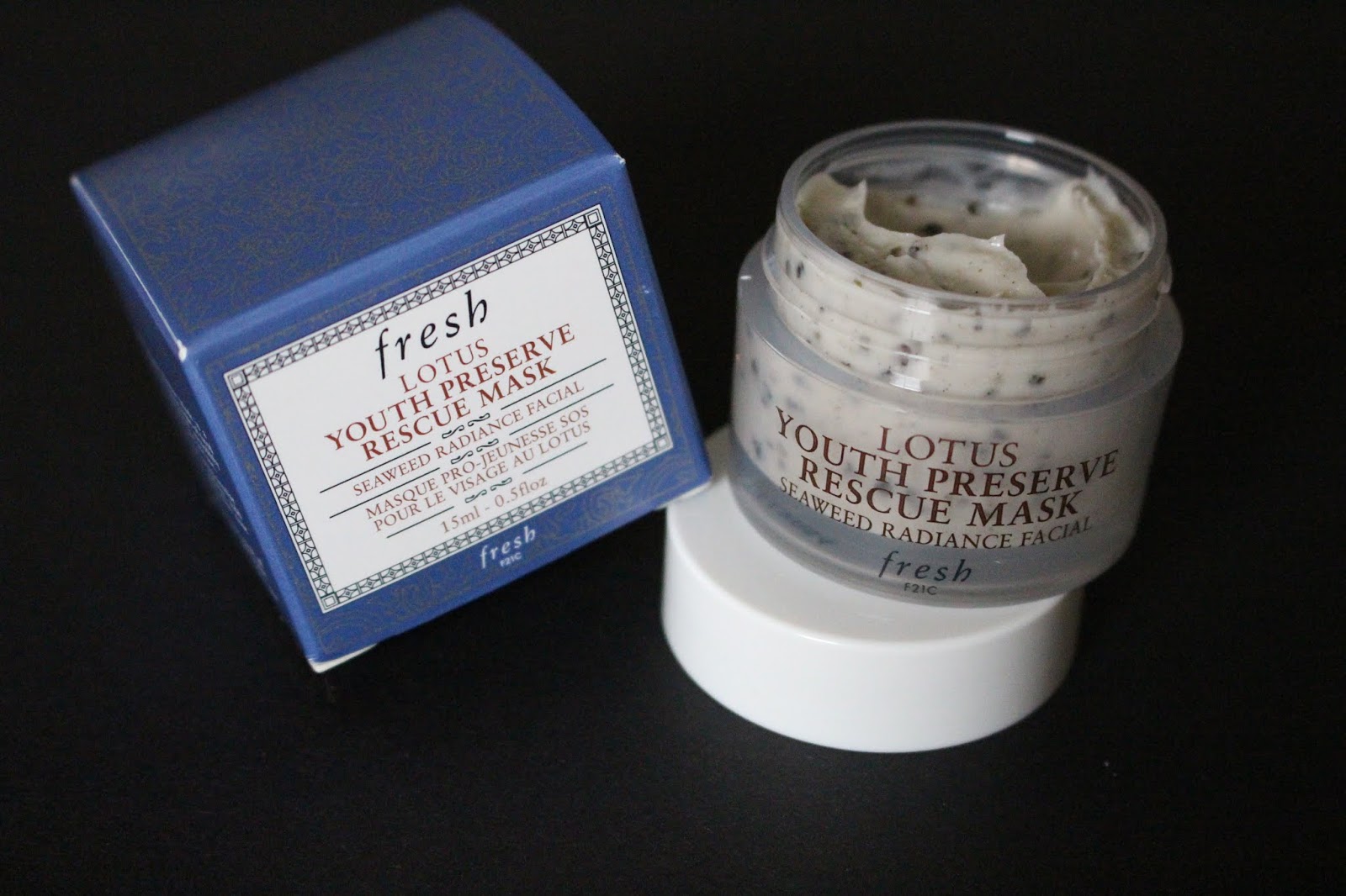 Fresh Lotus Youth Preserve Rescue Mask Review | A Very Sweet Blog