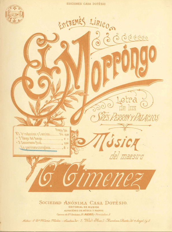 DEL CUPLÉ A LA REVISTA: Joyas del cuplé: El Morrongo