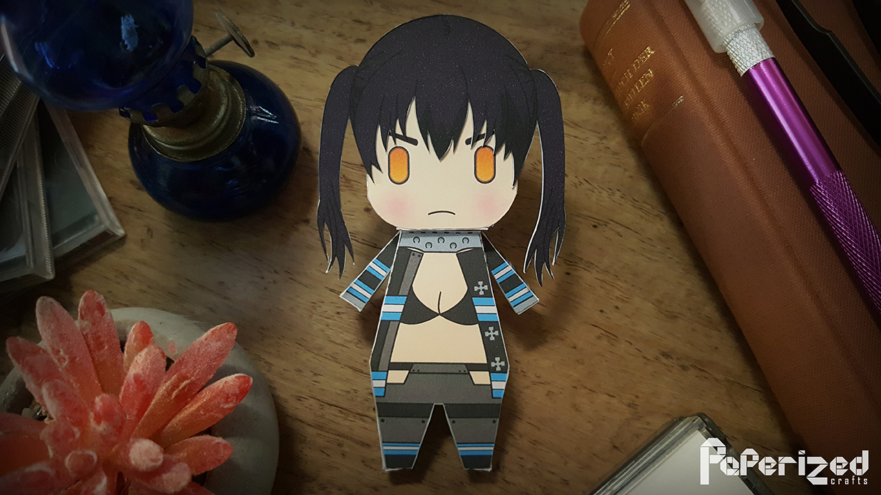 Fire Force: Tamaki Kotatsu Paperized | Paperized Crafts