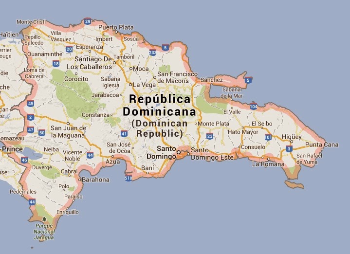 Mapa tematico de republica dominicana - Imagui