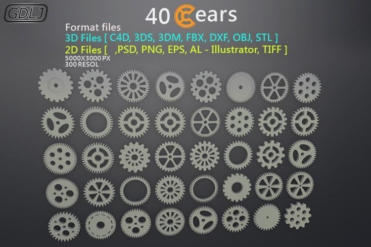 40 Gears 3D-2D Format files | Layth Jawad