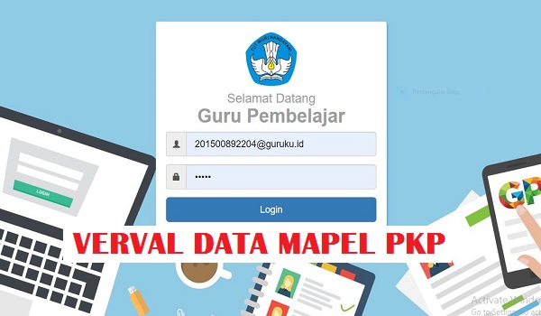SEGERA..!! Verval Data Mapel PKP di SIMPKB - SDN SOBANG 1