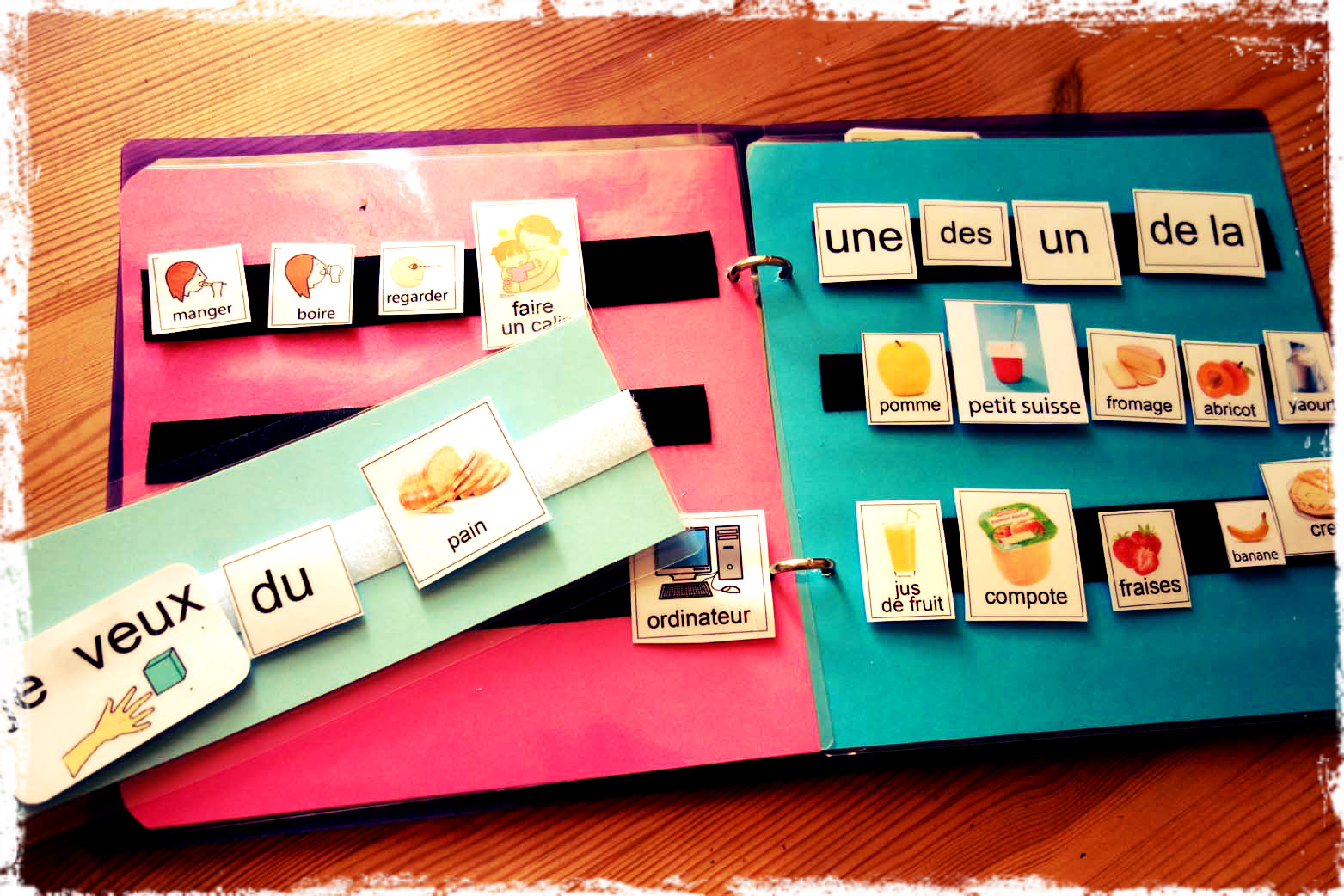 Le petit monde de Nyméria: supports visuels, langage