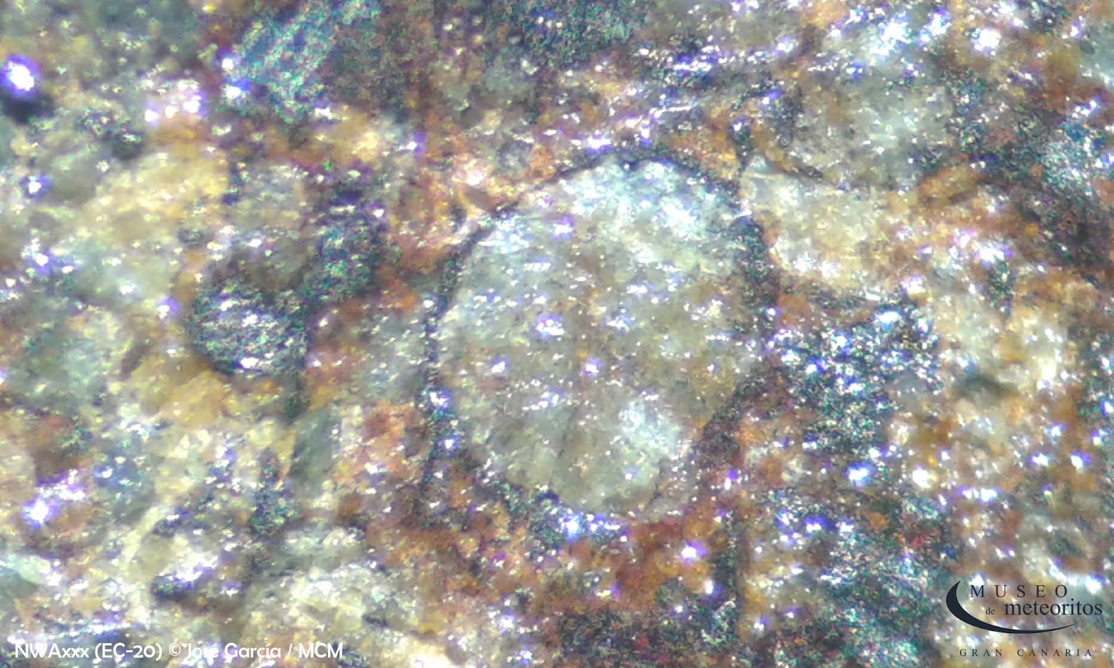 Meteoritos Canarias: MICROSCOPÍAS DE METEORITOS