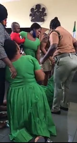 PHOTONEWS; Drama as 2 female convicts resist return to prison ...