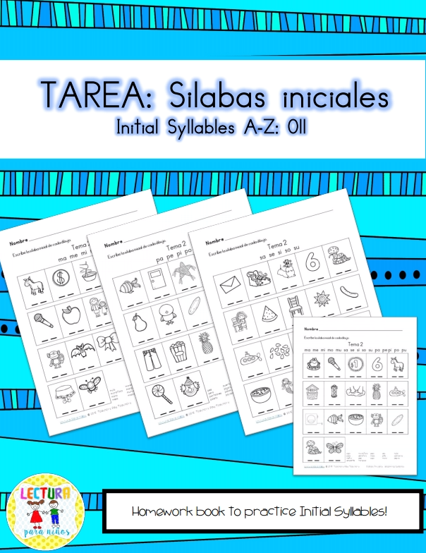Mommy Maestra: Free Download: Initial Syllables in Spanish