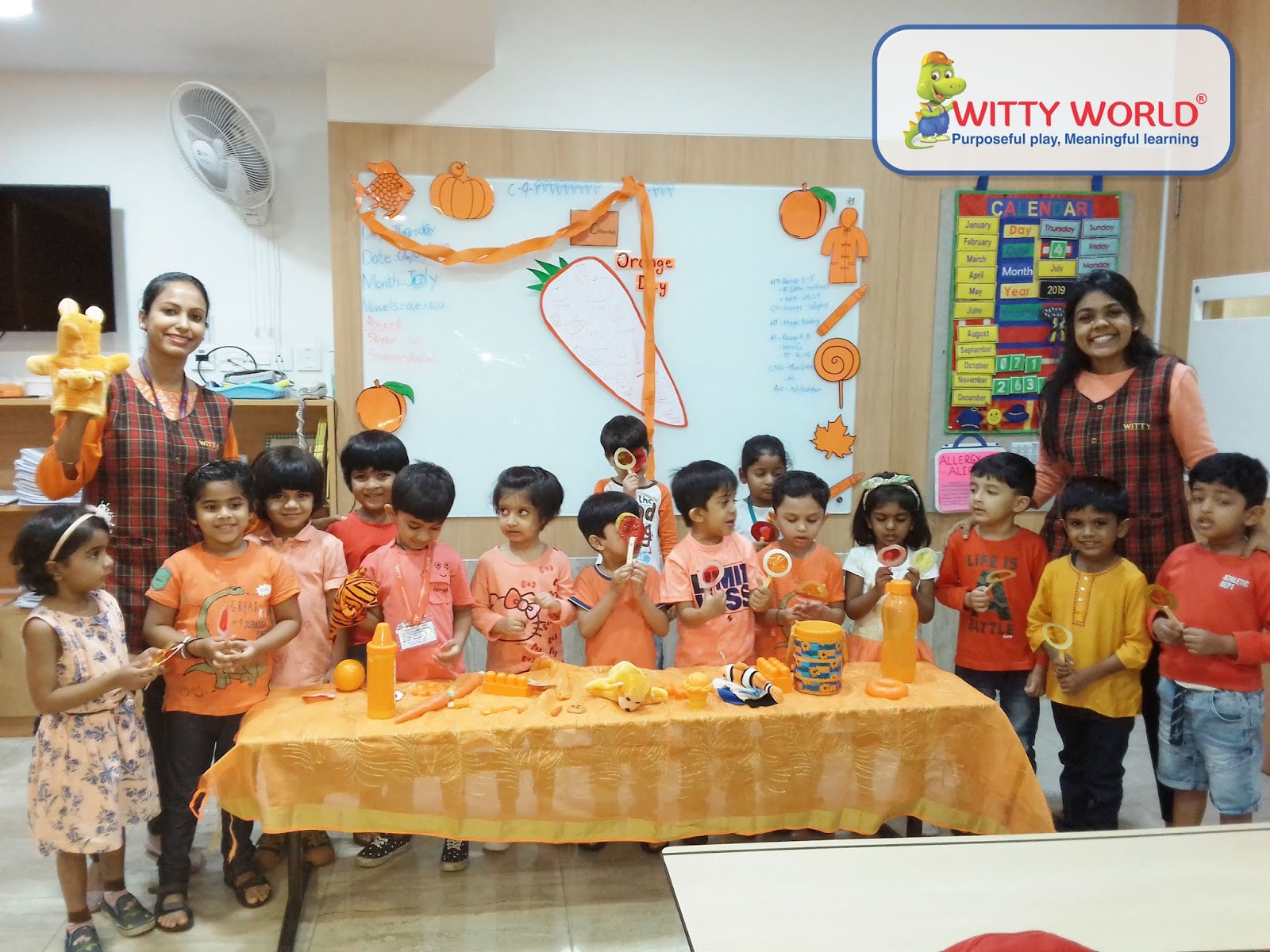 On The Top Of The World Orange Day Celebration By Jr KG Section on-the-top-of-the-world-orange-day-celebration-by-jr-kg-section