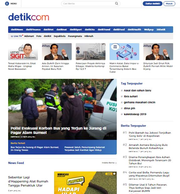 Tampilan Baru Detikcom Lebih Simple dan Bersih > Contoh Blog