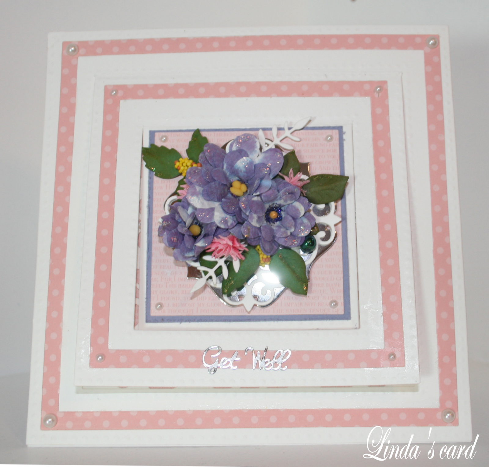 Artfully Minded Studio: Spellbinder Triple Flip card #2 (Linda's)