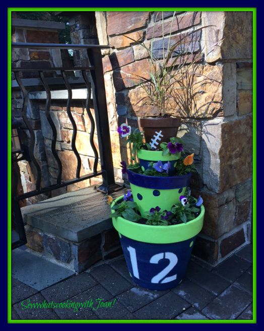 Sew what's cooking with Joan!: How to paint a terracotta pot- Sports ...