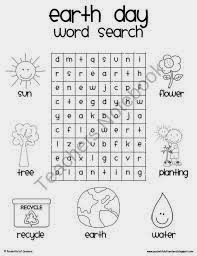 5 Easy Earth Day Word Search Printable For Kids