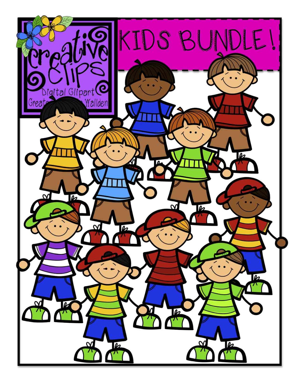 Strong Kids Clipart