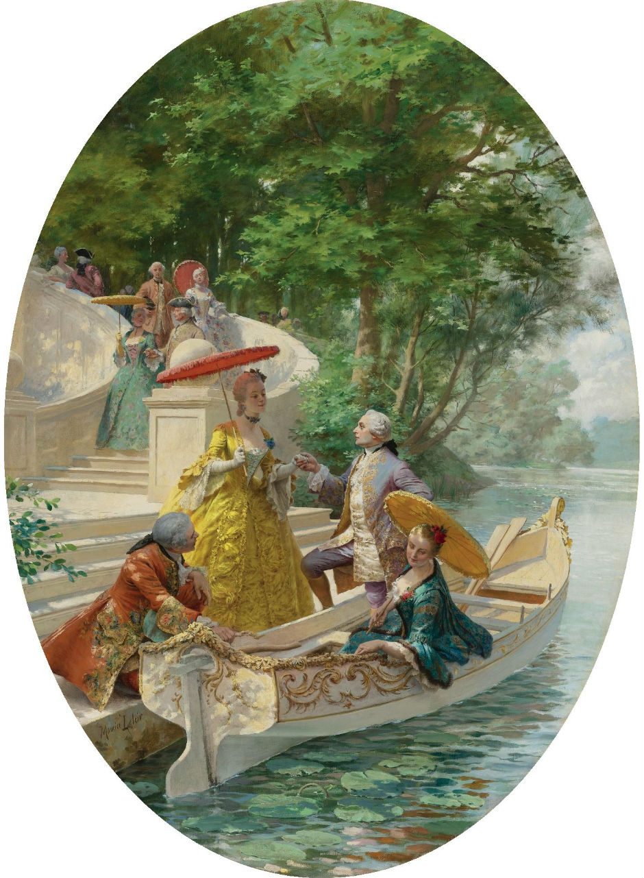 Maurice Leloir (1853-1940) Rococo painter | Masterpiece | Tutt'Art@