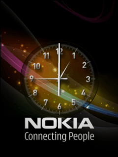 Nuy Theme: Nokia Animated Clock Theme For Java Phone