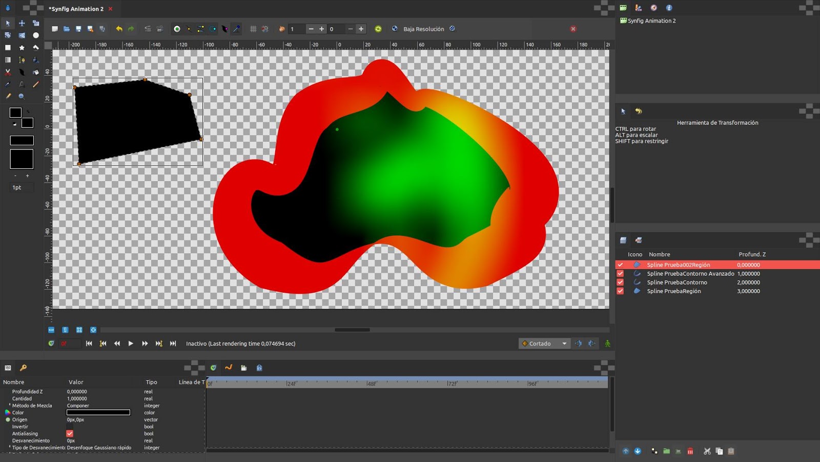 UnaDe25: Synfig Studio #4: Splines