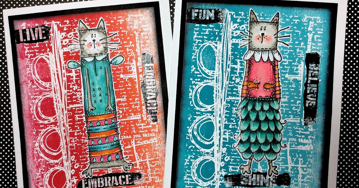 Craftilicious Creations: Cat Lovers Hop: Day 2 - Kooky Cats