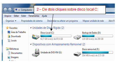 Criar pasta no disco local C: | Dicas de informática, windows, word ...