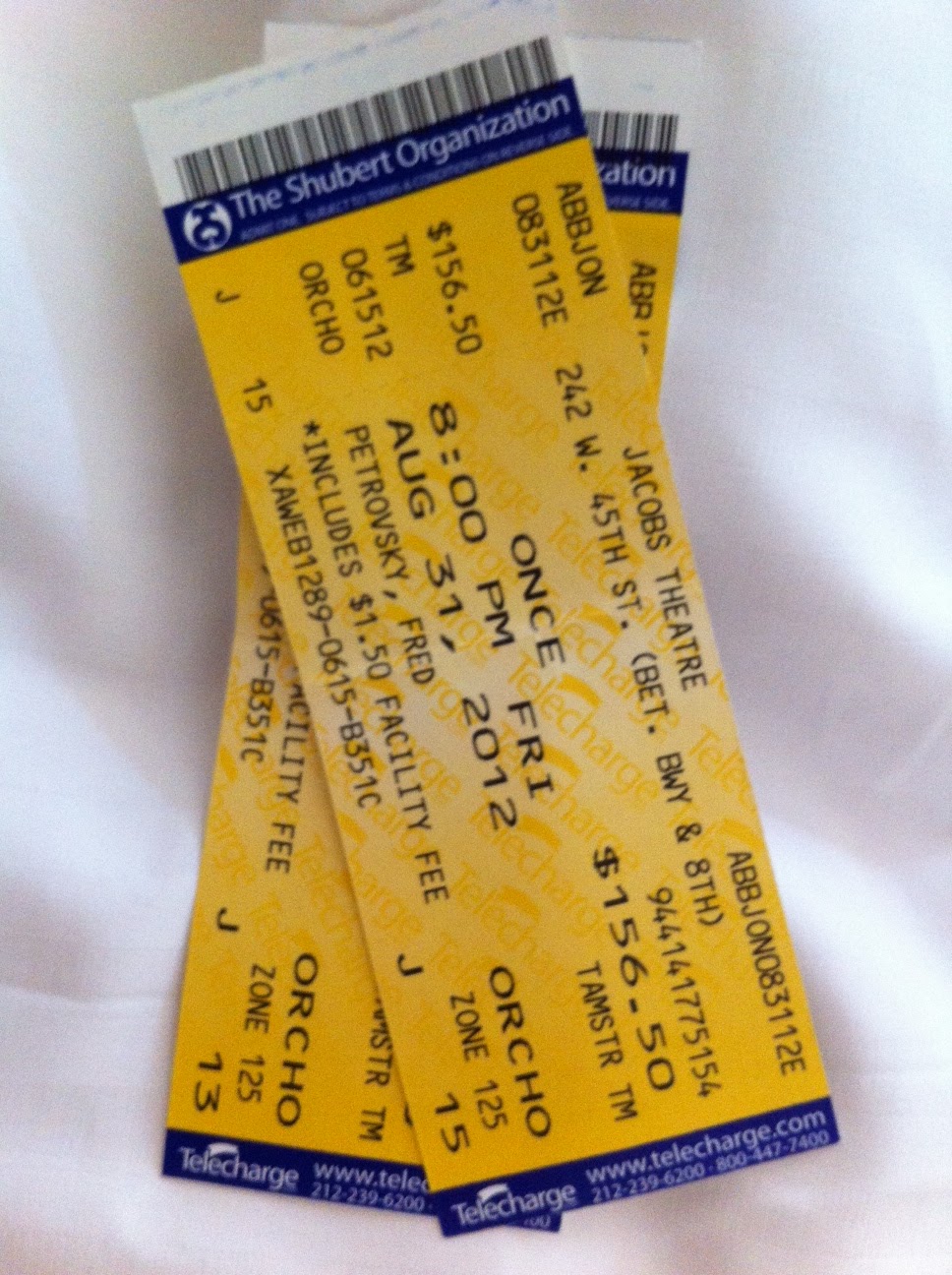 Poem Fix . . .: Tickets