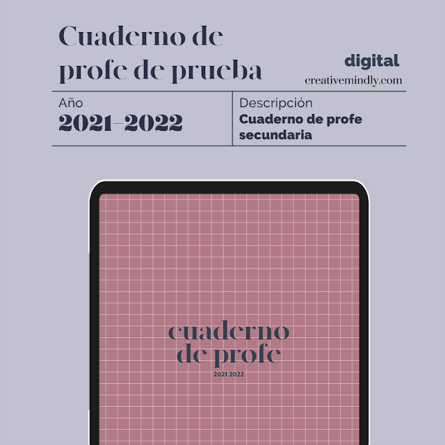 Creative Mindly: Cuaderno de profe digital 2021 2022