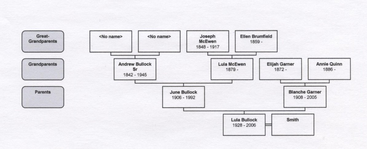 Brumfield Genealogy and other Branches and Trees: 2020