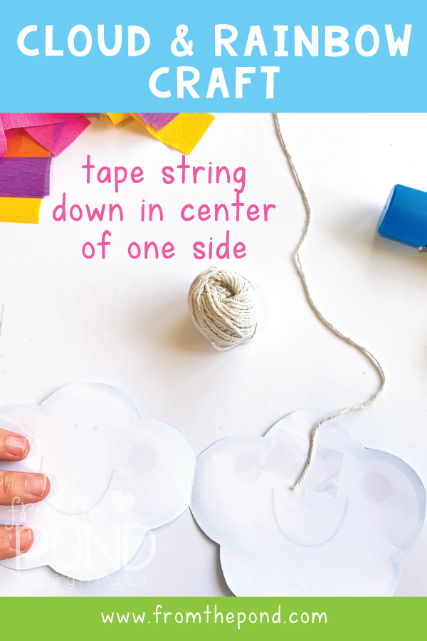 Rainbow Cloud Craft | From the Pond