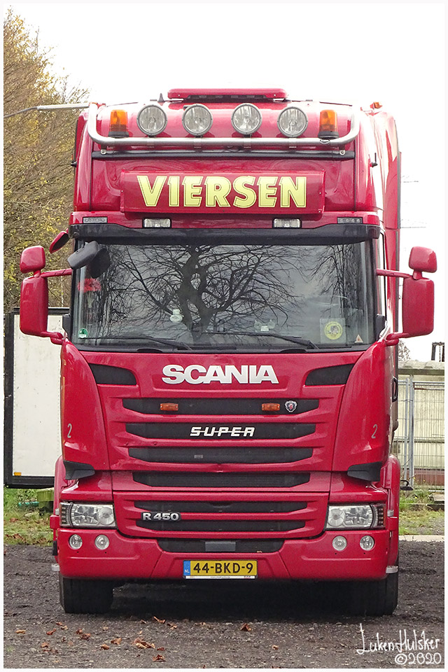 SCANIA: Scania R450 ''super'' Viersen. (front)