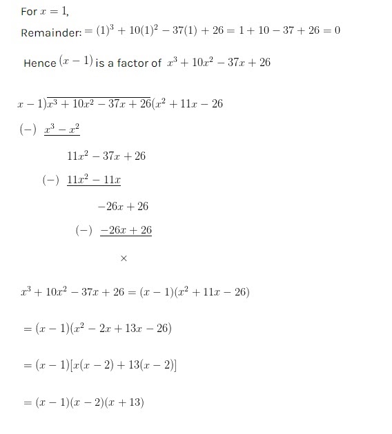 Algebra - Factorisation of polynomials Notes & Question for ICSE Class ...