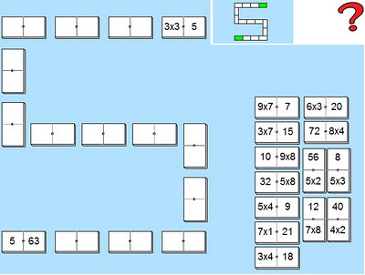 LAPICERO DE TERCERO : DOMINÓ DE LAS TABLAS DE MULTIPLICAR