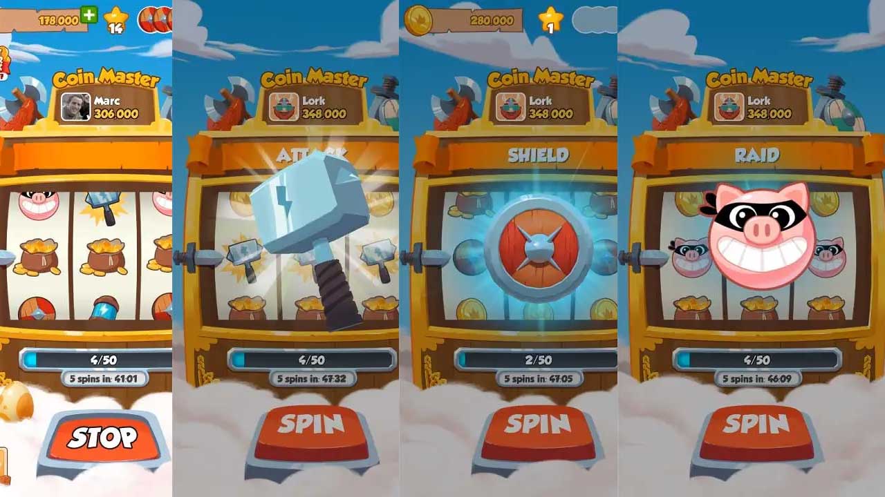 The Signs in Coin Master Slot Machine