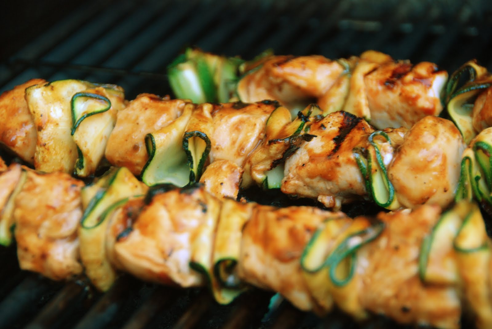 krismulkey.com: Zucchini and Chicken Kabobs