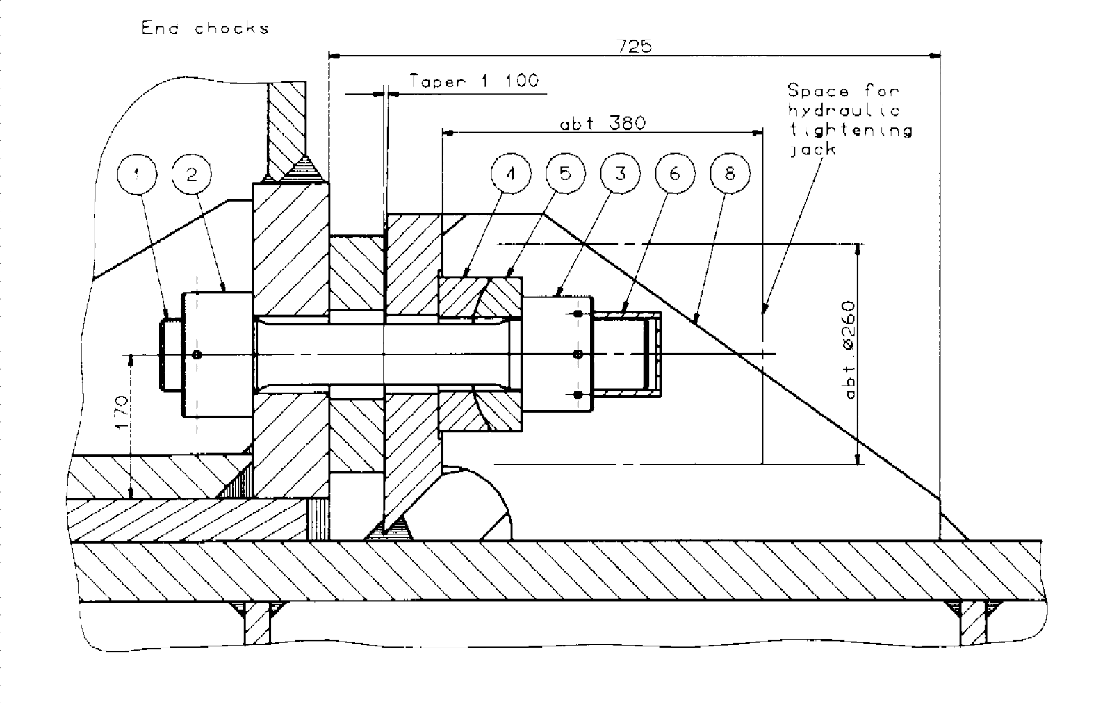 SIDE CHOCKS ARRANGEMENT