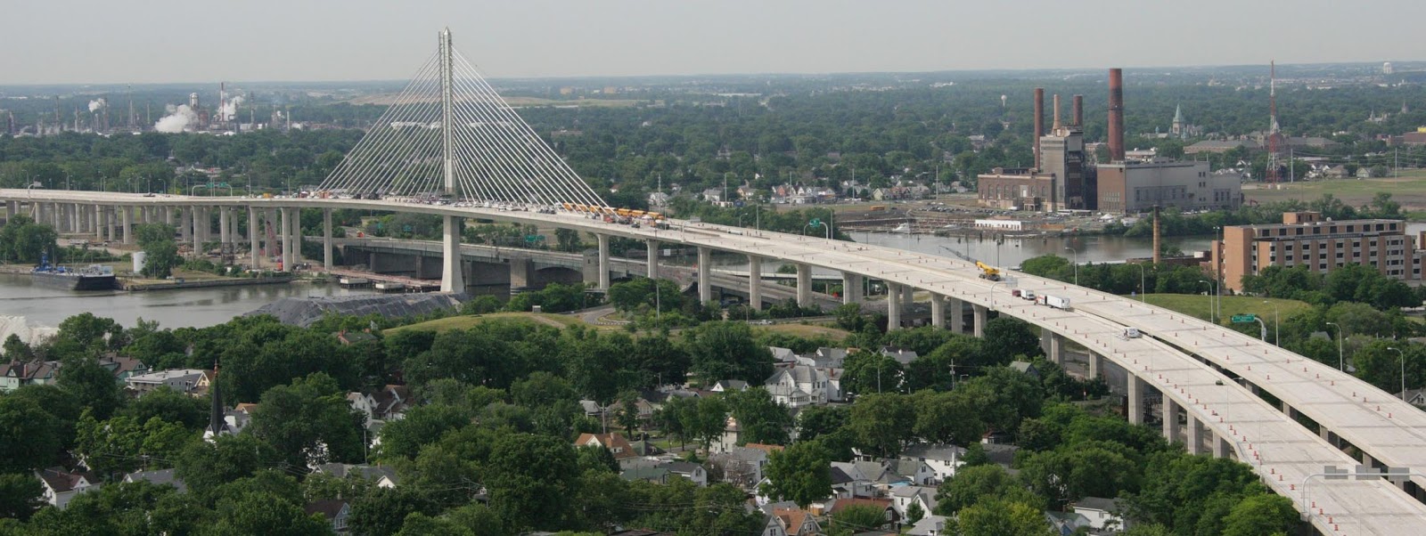 Industrial History: 2010 I-280 Glass City Skyway Bridge over Maumee ...