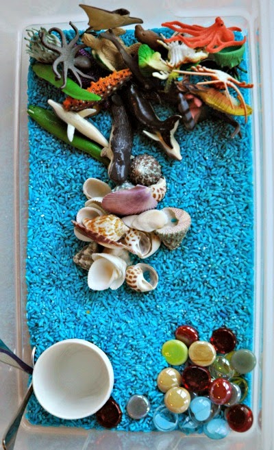 Ocean Theme- Weekly Home Preschool | What Can We Do With Paper And Glue