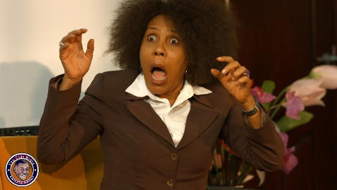 Sam Dede, Shan George, Jazzy Okey on the set of The State