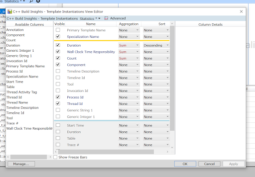 ブログズミ: Windows Performance Analayzer で C++ ビルド時間のプロファイルをしてみよう！