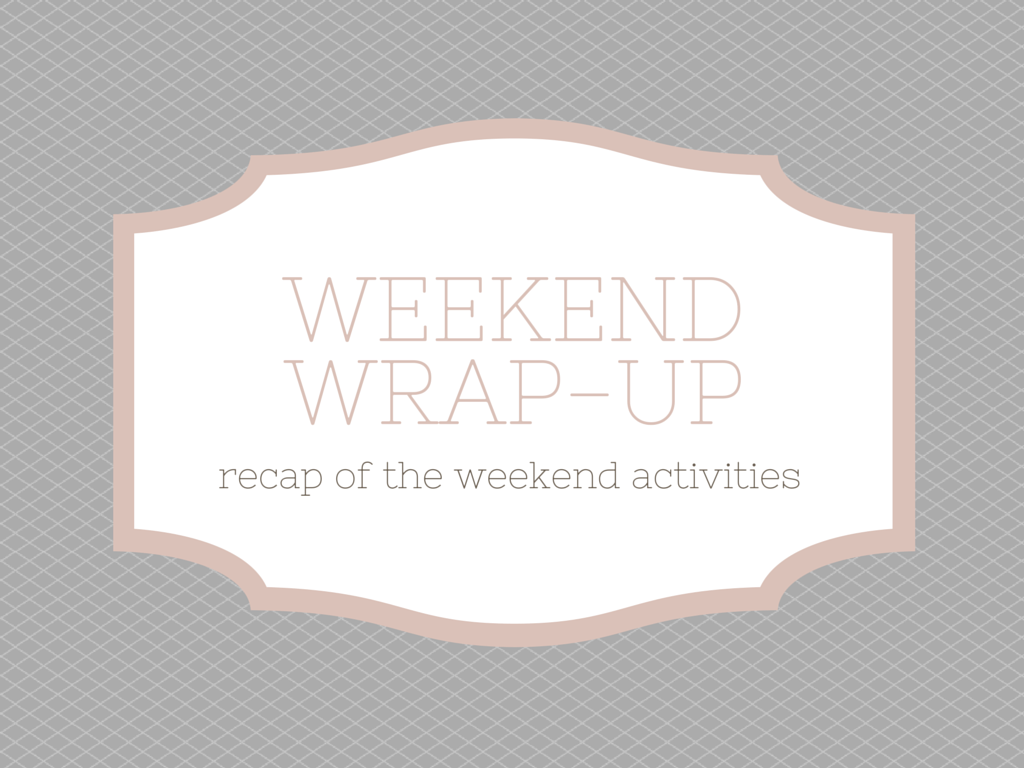 Wamp: Weekend Wrap Up