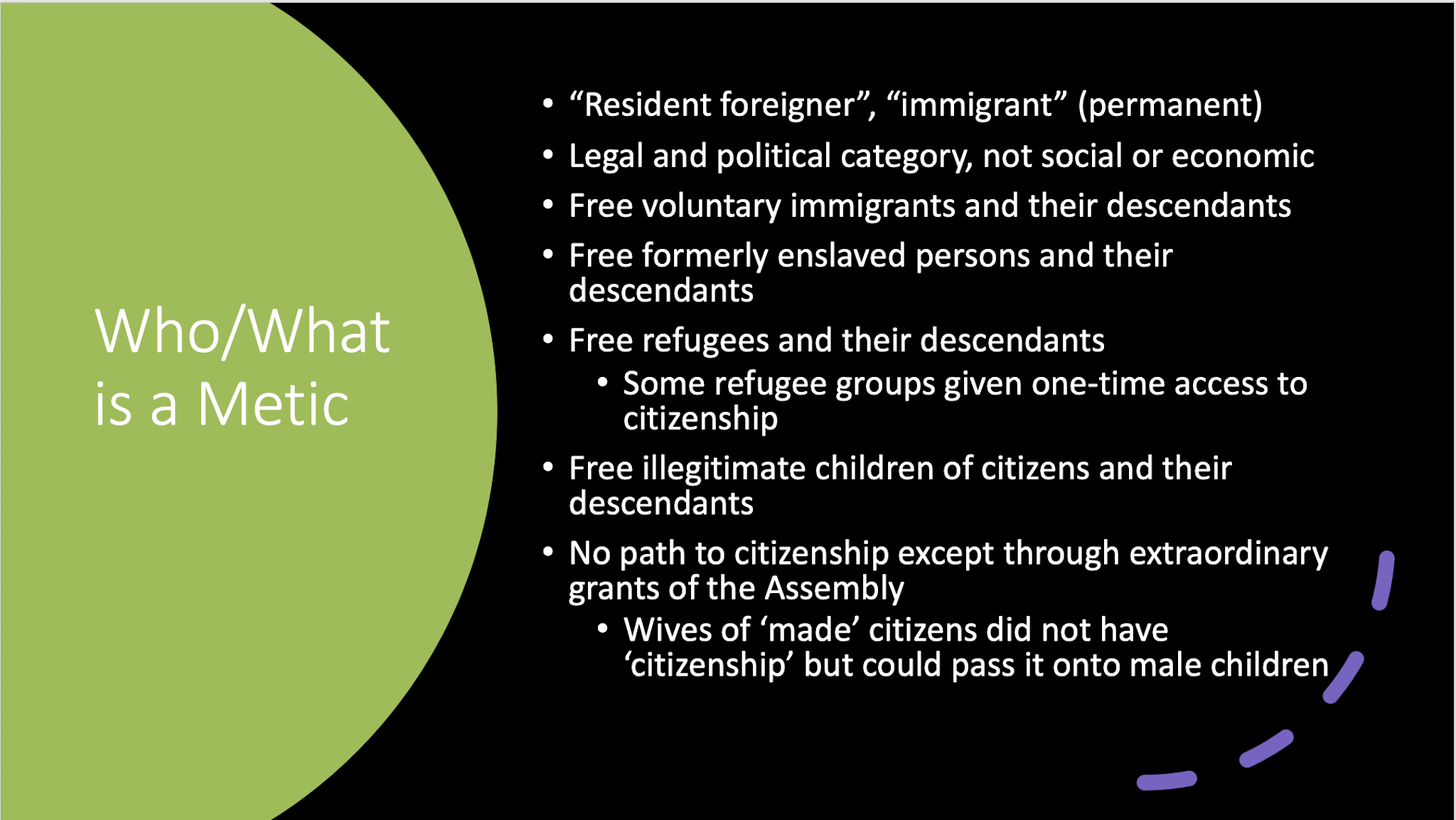 Classics at the Intersections: Race and the Athenian Metic--Modeling an ...