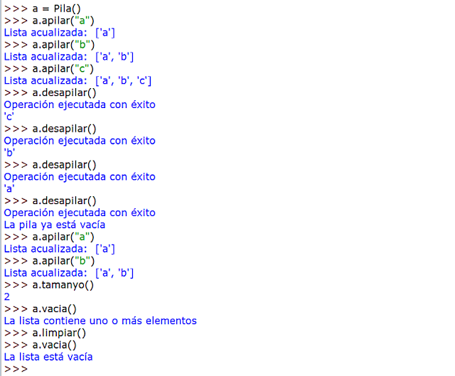 APRENDER A PROGRAMAR CON PYTHON: PILAS Y COLAS