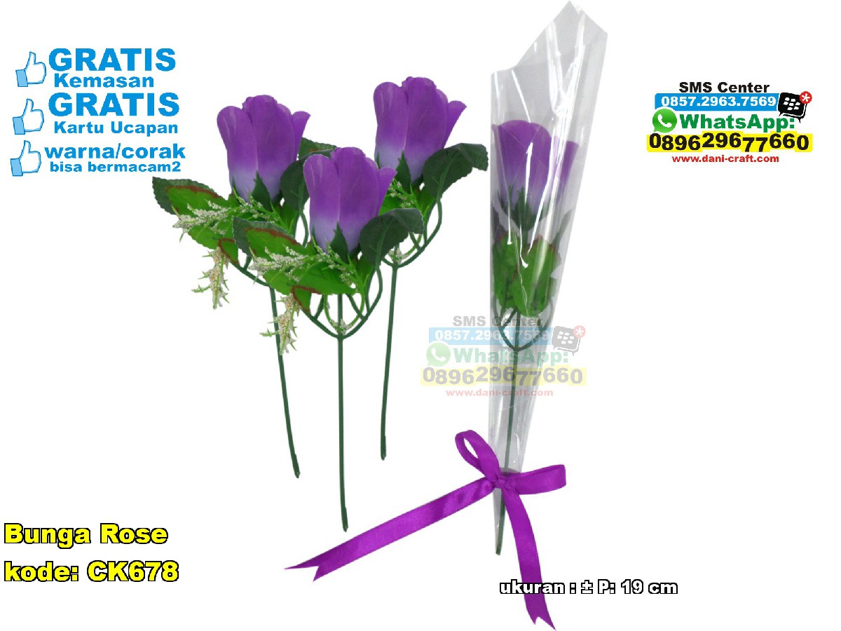 Bunga Rose | Souvenir Pernikahan